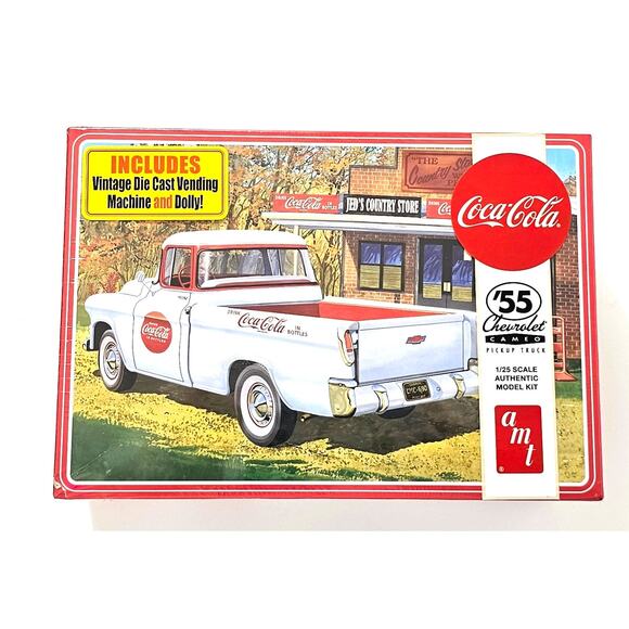 Amt | Games | 955 Chevy Cameo Coca Cola Truck Model | Poshmark